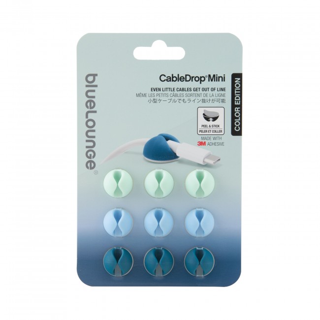 nuTCS: Old Friends New Products - Bluelounge CableDrop Mini Ombre Blue